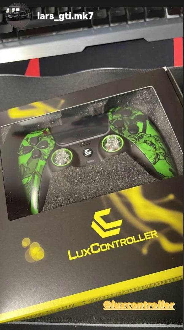 PS5 LUX Black Custom Controller