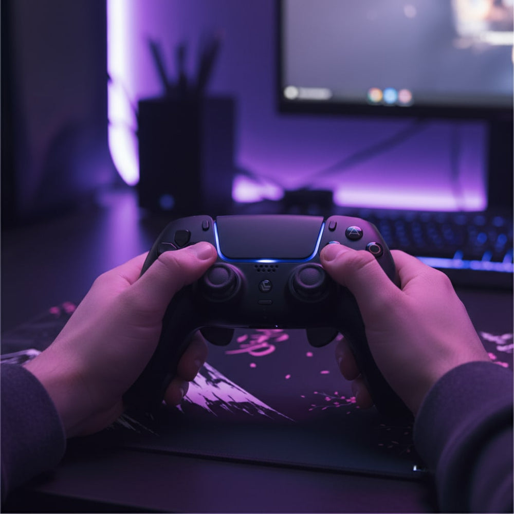 PS5 LUX Black Custom Controller