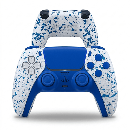 PS5 Lux Custom Controller – Splash blau | Certified