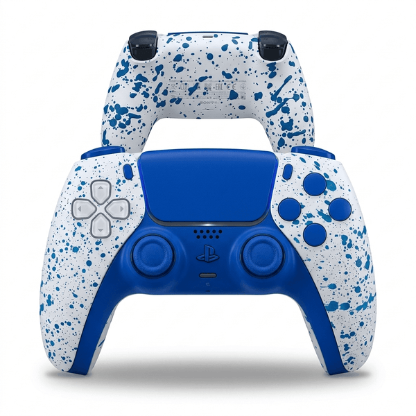 PS5 Lux Custom Controller – Splash blau | Certified